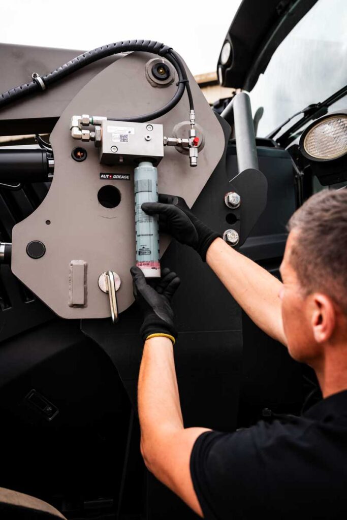 Graissage automatique AUTO-GREASE pour le chargeur TX400 - MX
