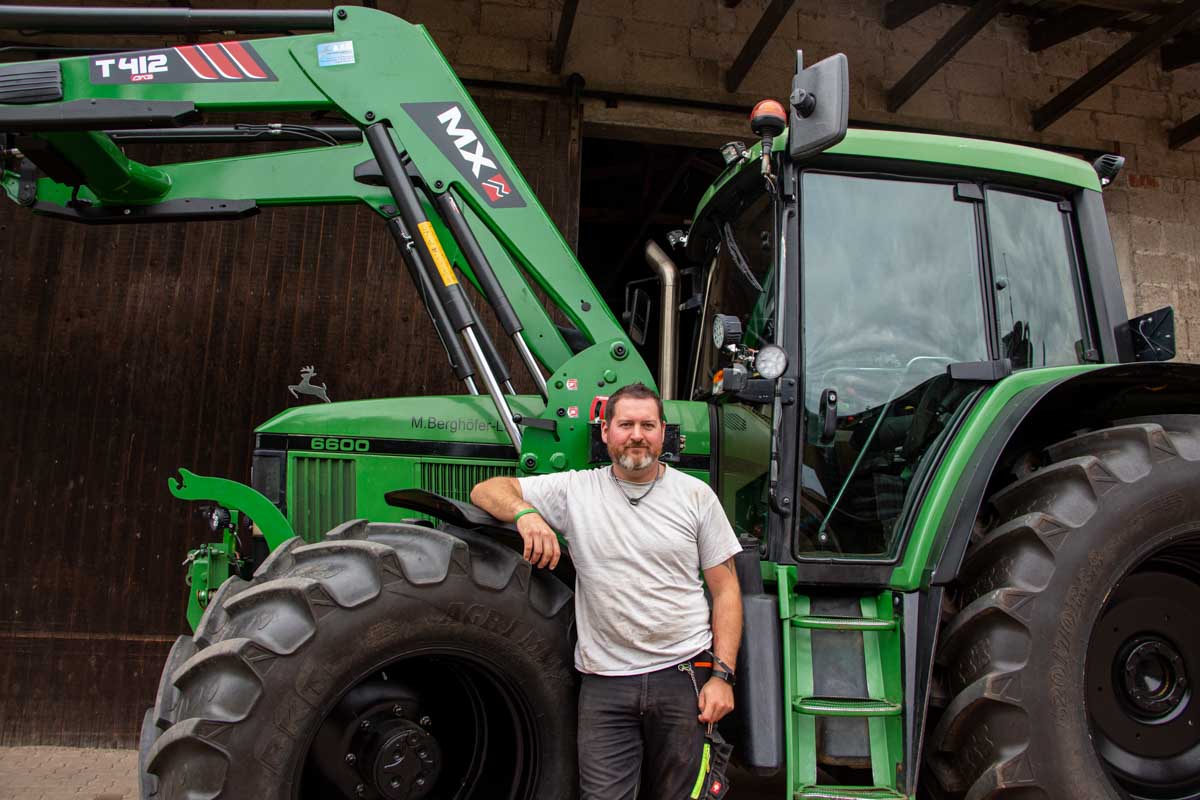 Testimonial from Michel, cereal farmer in Germany, about the T400evo - MX